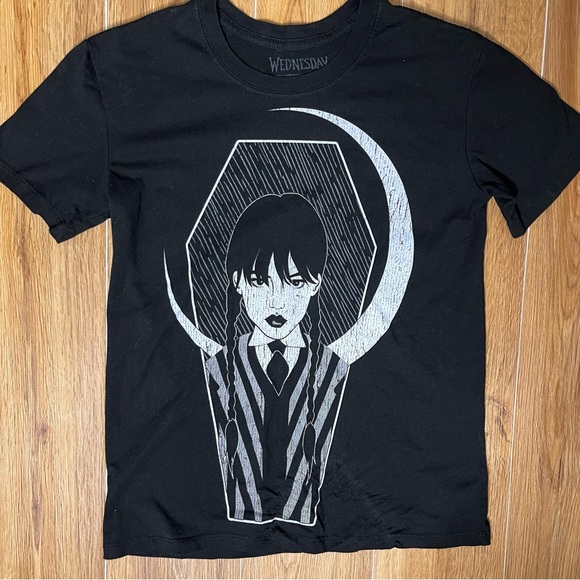Wednesday | Tops | Wednesday Adams Tv Netflix Jenna Ortega Shirt Xs ...